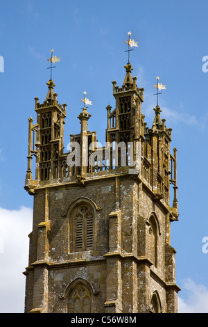 Church of St Michael on Dundry Hill near Bristol who's ornate tower was ...