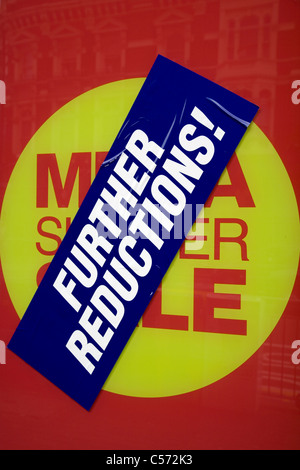 further reduction sign Stock Photo - Alamy