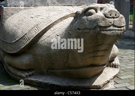 This Ming Dynasty Bixi carries its tablet at the Temple of Confucius in ...
