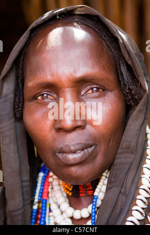 Arbore tribe woman, Lower Omo Valle, Ethiopia Stock Photo - Alamy