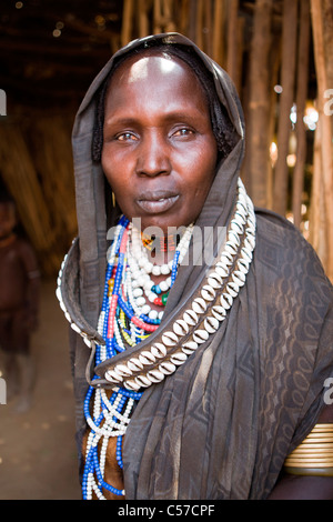 Arbore tribe woman, Lower Omo Valle, Ethiopia Stock Photo - Alamy