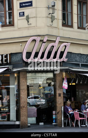 Aida one of Vienna's most famous cafe chains, Vienna, Austria, Europe ...