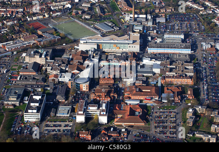 An aerial view of Wolverhampton New Cross Hospital Uk Stock Photo - Alamy