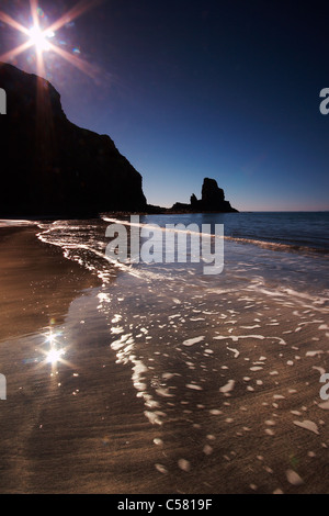 Sea stack at Talisker Bay, Isle of Skye, Inner Hebrides, Scotland Stock ...