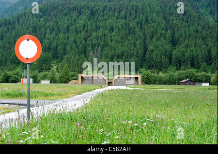 Valais, Ulrichen, airport, military, airfield, Switzerland, Europe ...