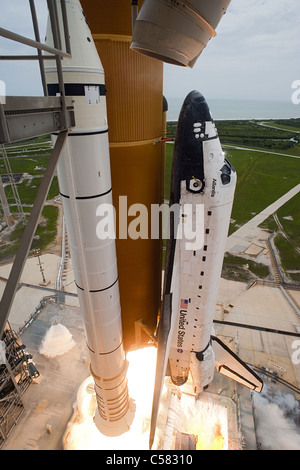 Space Shuttle final flight. Launch of the Space Shuttle Atlantis on the ...