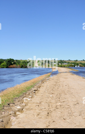 The flooded Souris River in North Dakota, United States Stock Photo - Alamy