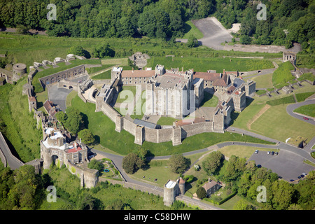 Dover Castle, aerial view Stock Photo - Alamy