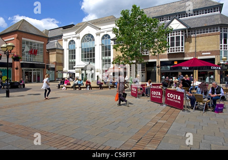 Culver Square and shops Colchester Essex East Anglia UK Stock Photo - Alamy