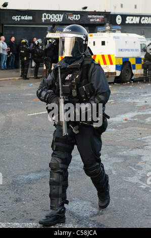 The Heckler and Koch 37mm baton gun (grenade launcher). The weapon is ...