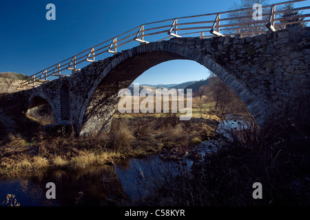Roman bridge (Rimski most) Zmeitza village near Borino, Devin region ...