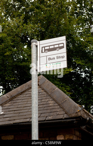 UK Rural Village Bus Stop and Shelter, Landscape Stock Photo: 37685533 ...
