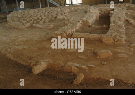Burial mound on a cycladic cemetery. Archaeological Museum of Marathon ...