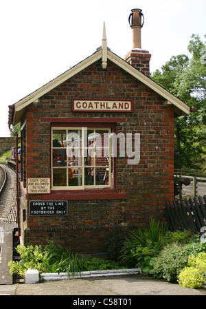 Signal Box, Goathland Station, North Yorkshire Moors Railway Stock ...