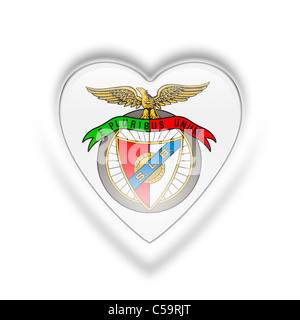 SL Benfica logo flag symbol emblem icon Stock Photo - Alamy