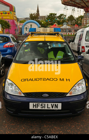 HM Coastguard patrol car Stock Photo - Alamy