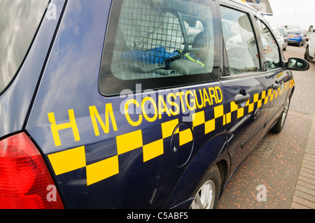 HM Coastguard patrol car Stock Photo - Alamy