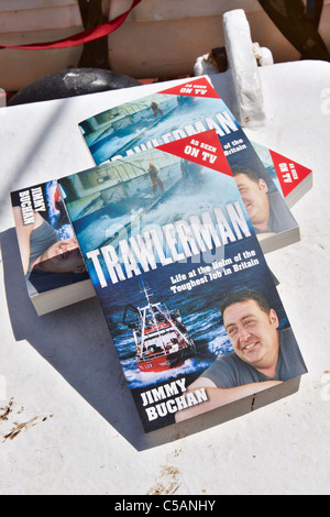 Jimmy Buchan, from the Trawlerman TV programme, on his fishing trawler ...