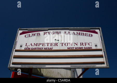 Lampeter Rugby Club Stock Photo - Alamy