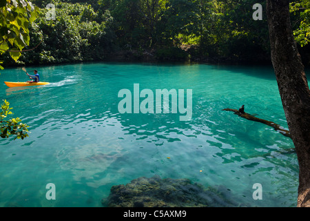Blue Lagoon, Efate, Vanuatu Stock Photo - Alamy