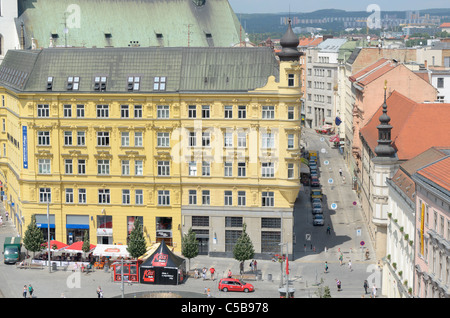 Namesti Svobody, main square in Brno Stock Photo - Alamy