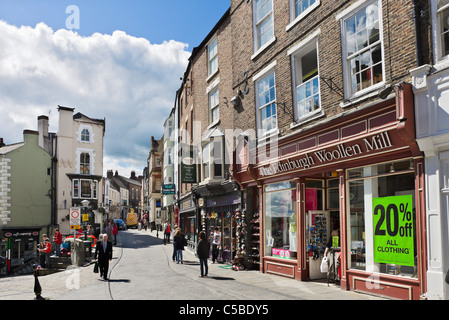 Shops in Saddler Street, Durham City, England, UK Stock Photo - Alamy