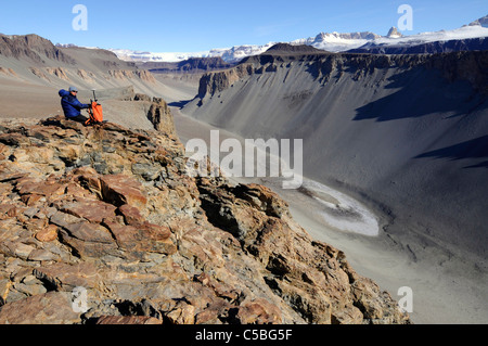 Don Juan Pond, the most saline lake on Earth, near Lake Vanda in Stock ...
