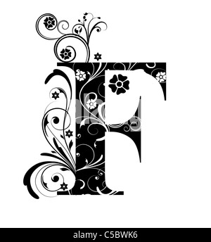 Decorated Capital Letter Stock Photo - Alamy