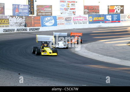 Denver, Colorado - A series of ERA Supermodified race cares are at the ...