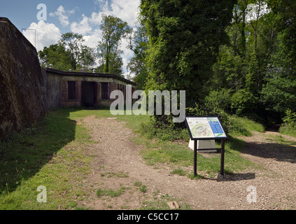 Box Hill Fort at National Trust site in Surrey Hills, Mole Valley ...