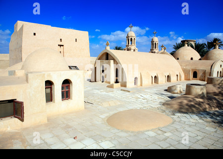 Nitrian Desert Egypt Wadi el Natrun Monastery of the Syrians Stock ...