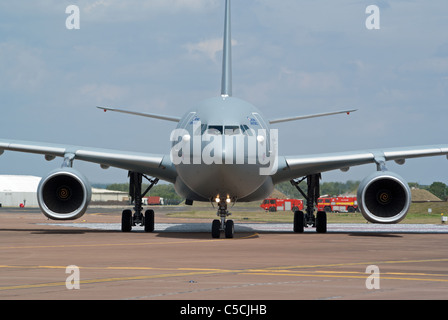 Royal Air Force A330 Voyager MRTT over Ipswich during the RAF 100 years anniversary flypast ...