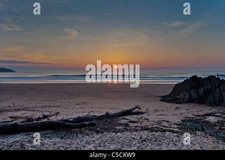 Ocean Views in North Devon Stock Photo - Alamy