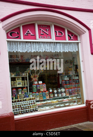 The Candy Bar, sweet shop, in High Street, Rochester, Kent, UK Stock ...
