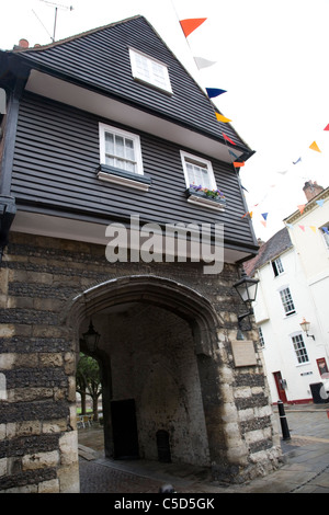 Chertsey's Gate, Rochester, Kent Stock Photo - Alamy