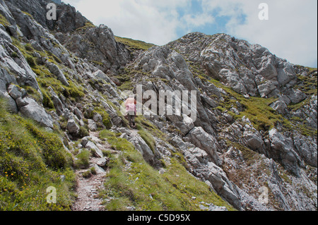 Hiking Kom Vasojevicki, Komovi Mountain range, Montenegro Stock Photo ...