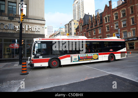 toronto transit system ttc hybrid electric bus ontario canada Stock ...