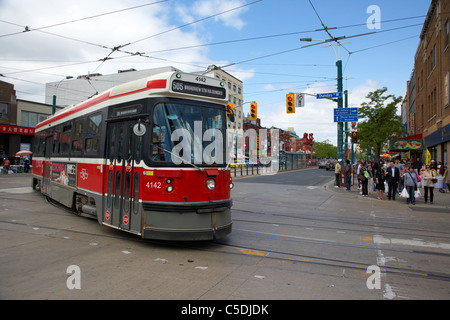 toronto transit system ttc tram ontario canada Stock Photo - Alamy