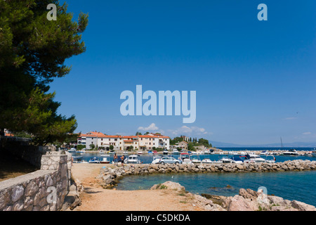 Porat near Malinska on Krk island in Croatia Stock Photo - Alamy