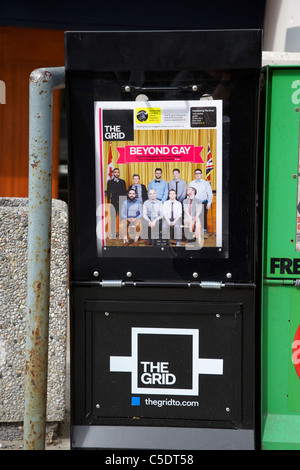 Newspaper vending boxes Toronto Canada Stock Photo - Alamy