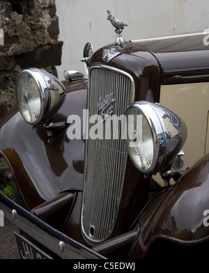 Austin 7 radiator grill Stock Photo - Alamy