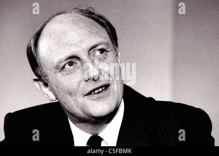 Leader of the Labour Party Neil Kinnock and Roy Hattersley, Deputy ...