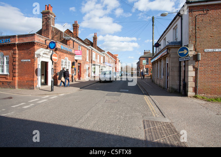 Stalham high street in Norfolk Stock Photo - Alamy