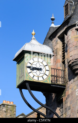 Tolbooth clock, Edinburgh Scotland Stock Photo - Alamy