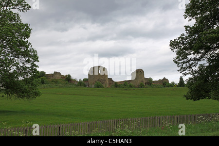 The ruins of Chartley Castle, a motte and bailey castle at Stowe-by ...