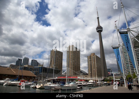 Toronto Harbourfront and Marina in Downtown Toronto, Ontario, Canada ...