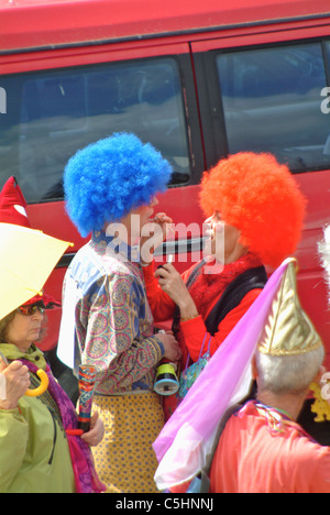 Attendees dress up in strange costumes for the annual Occidental ...