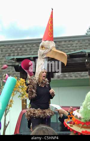 Attendees dress up in strange costumes for the annual Occidental ...