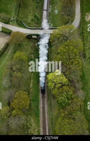 A steam train at the bluebell railway in Sussex Stock Photo - Alamy