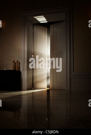 Light Rays inside an Apartment Stock Photo - Alamy